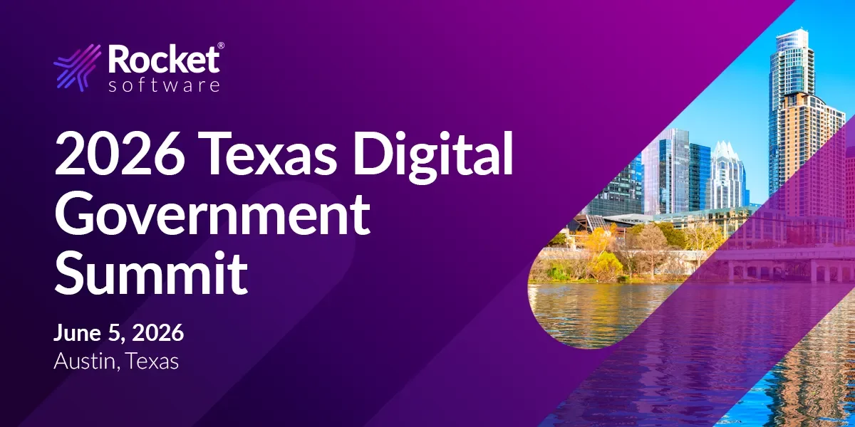 GovTech Texas Digital Government Summit | Rocket Software