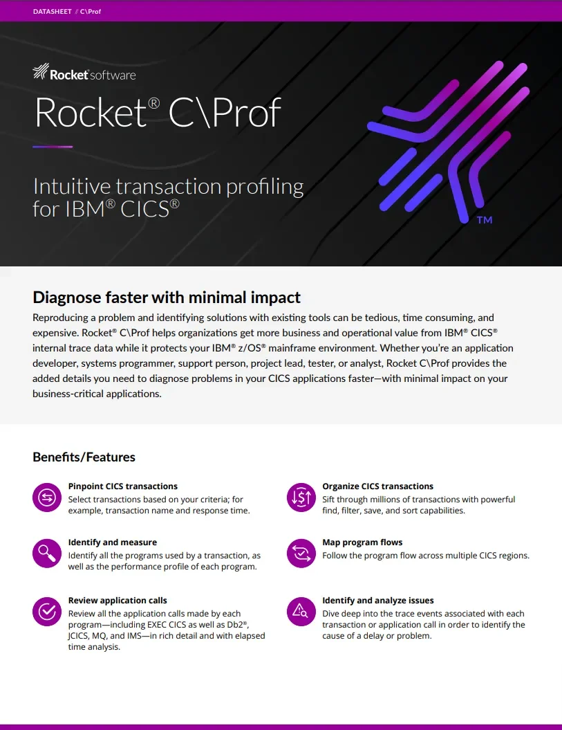 Rocket C\Prof | Rocket Software